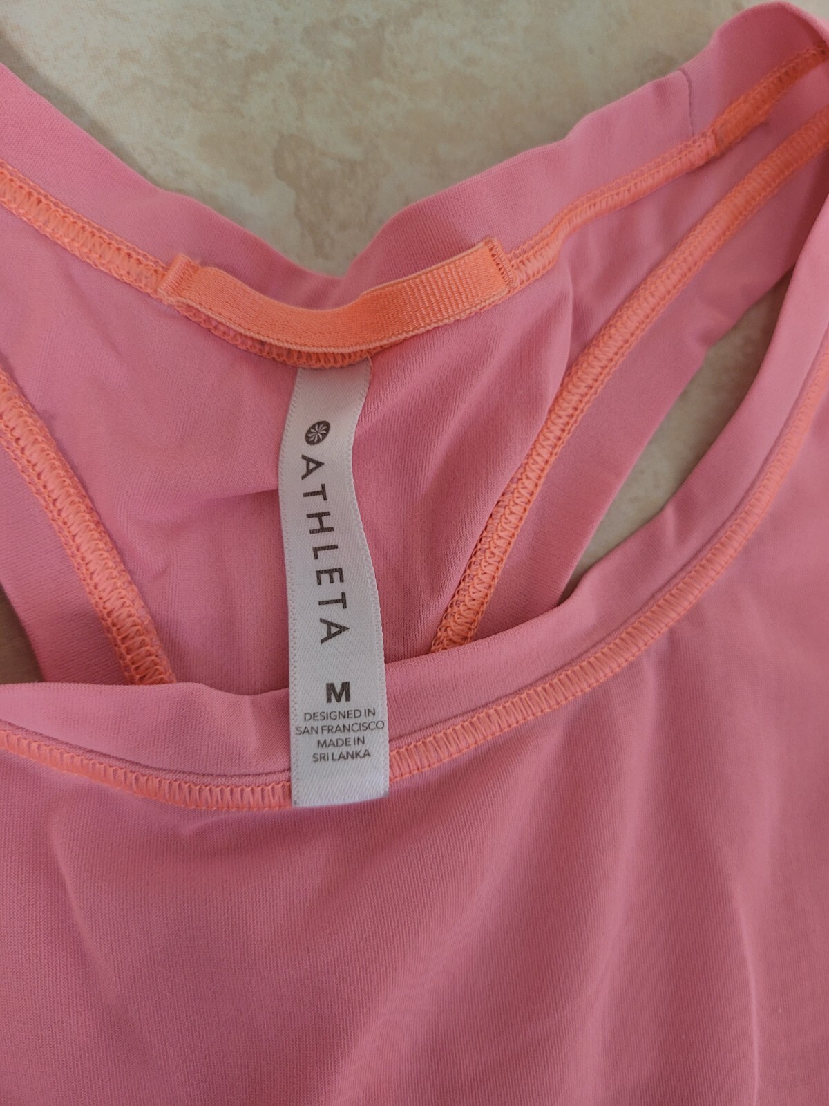 ATHLETA Ultimate Train Tank Top 530586 Sleeveless Racerback Shirt Pink ...