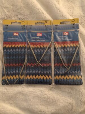 3 Inox Prym Art German Circular Knitting Needles 3.75 mm US 5 40 cm 16 ...