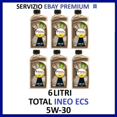 6 LT TOTAL QUARTZ INEO ECS 5W-30 ACEA C2 6 LITRI PREZZO PROMO!!! | eBay