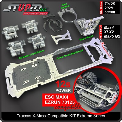 StupidRC Traxxas X-Maxx Compatible Extreme Series Motor Mount/Center ...