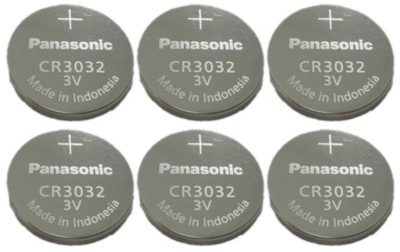 6 Panasonic CR3032 CR 3032 3V Lithium Batteries | eBay