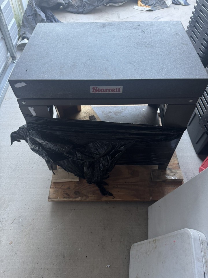 Starrett Granite Surface Table Plate 36 X 24 X 4 1/4 Grade A w/ Heavy ...