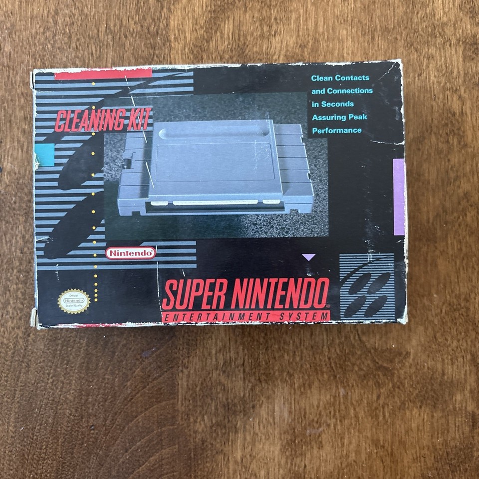 Cleaning Kit SNES In Box With Instructional Manual | eBay