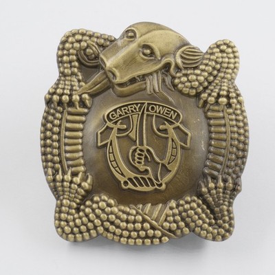 [616] Authentic Manchu Belt Buckle “Keep Up the Fire” – 9th Infantry ...