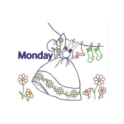 Threadart Machine Embroidery Design Bundles - Tea Towels Days(1 ...