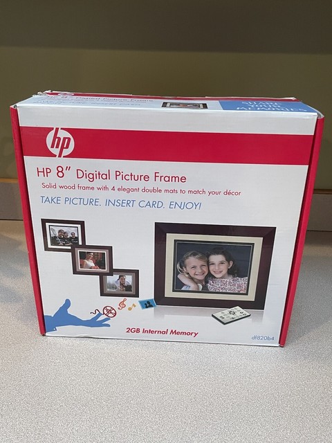 HP HP 8 Digital Picture Frame - Digital photo frame - flash 512 MB - 8 ...