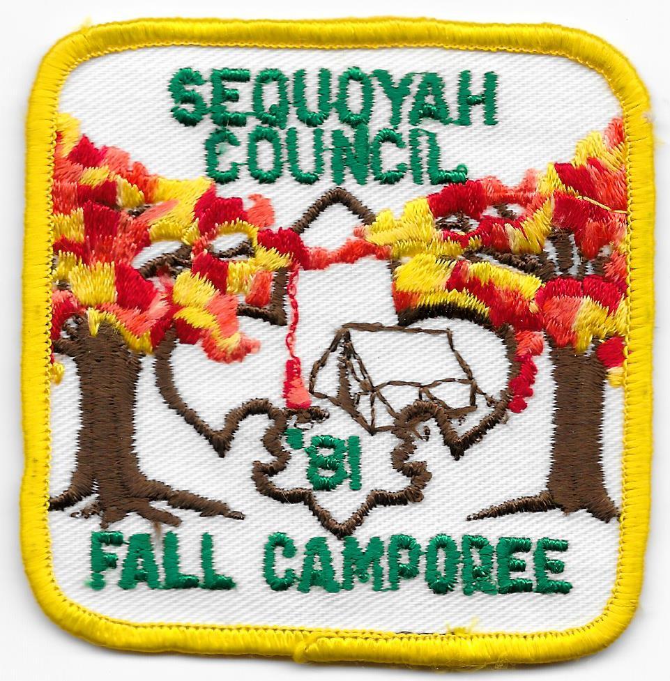 1981 Fall Camporee Sequoyah Council Boy Scouts of America BSA | eBay