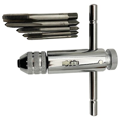 M3-M8 Adjustable T-Handle Tap Wrench M3/M4/M5/M6/M8 with Removable ...