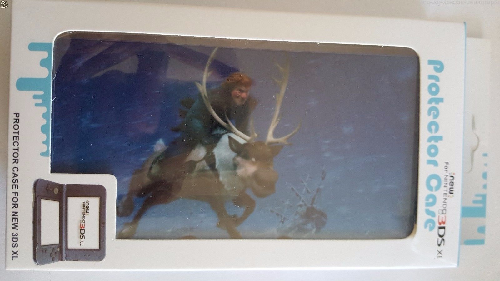 DISNEY FROZEN ELSA & KRISTOFF PROTECTIVE PLASTIC COVER FOR NINTENDO ...