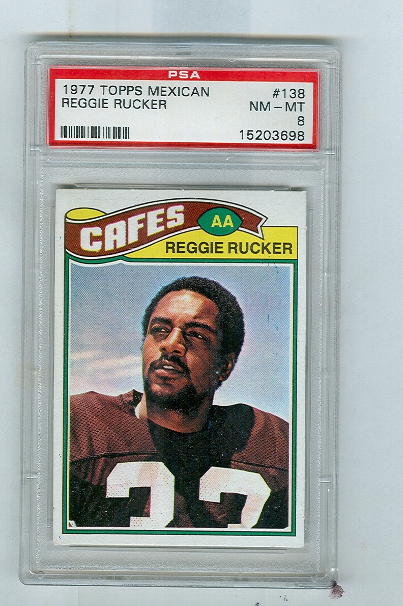 1977 Topps Mexican # 138 REGGIE RUCKER Browns Boston PSA 8 | eBay