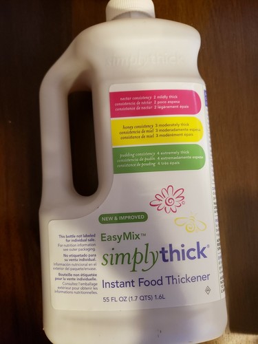 6 Simply Thick 55oz bottles instant food thickener + pump gel 06/2026 ...