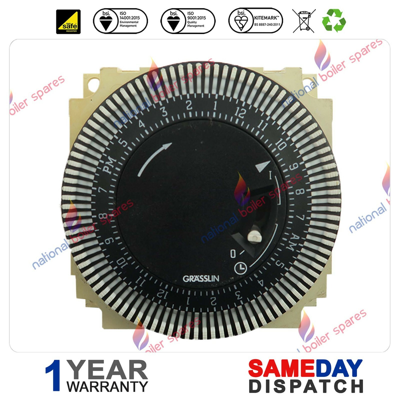POTTERTON PERFORMA 24 ECO HE & 24i HE 01.76.5094.1 MECHANICAL CLOCK ...