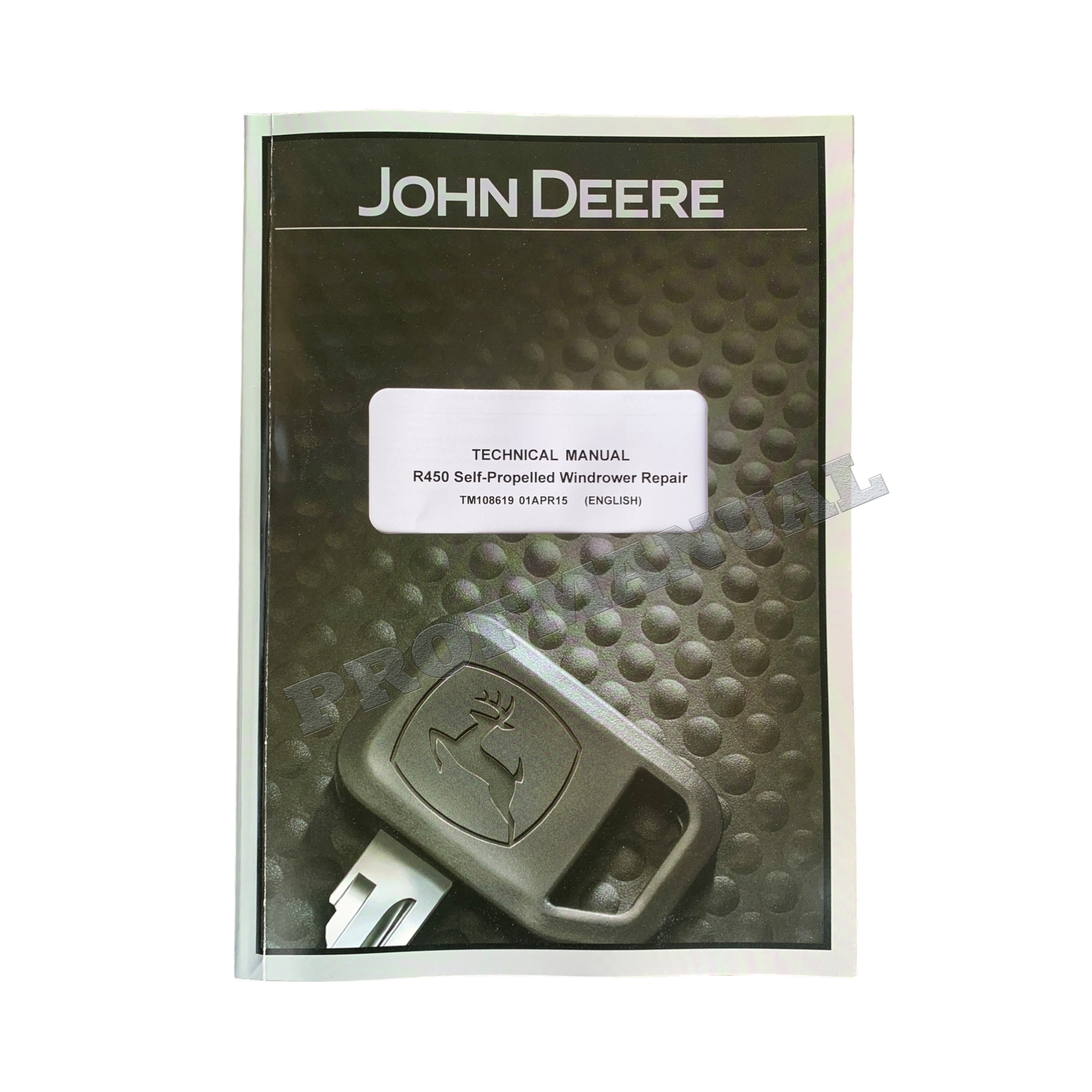 JOHN DEERE R450 WINDROWER REPAIR SERVICE TECHNICAL MANUAL TM108619 | eBay