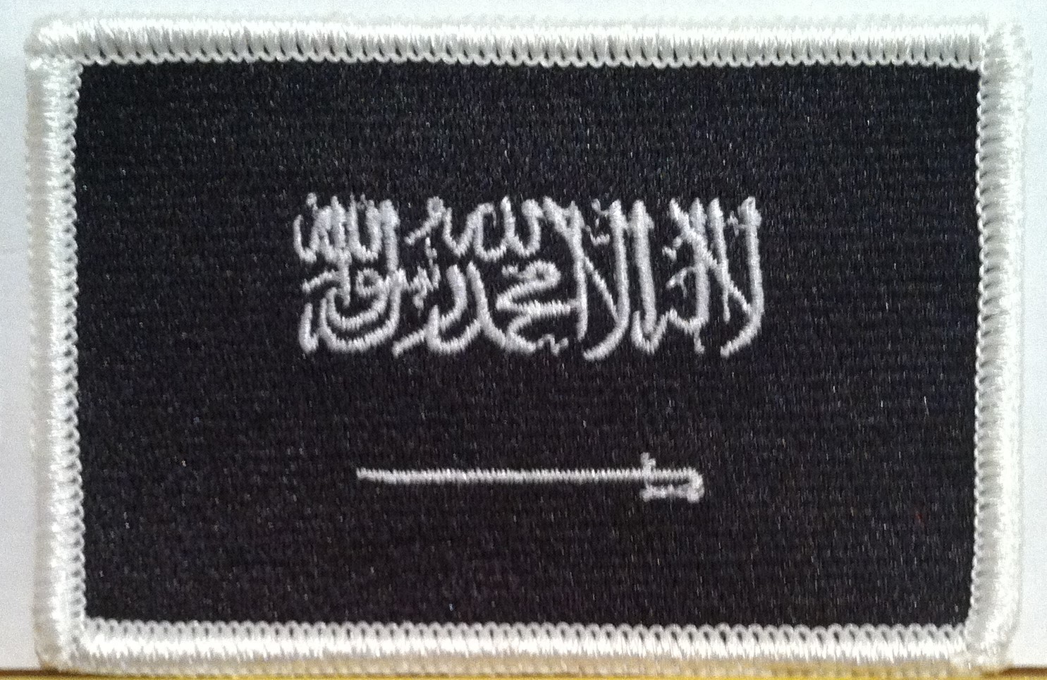 SAUDI ARABIA Flag Iron-On Patch MC Biker Shoulder Emblem Tactical ...