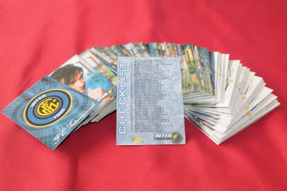 serie completa Cards INTER CARDS 2000 DS - COLLEZIONE COMPLETA 1/99 ...