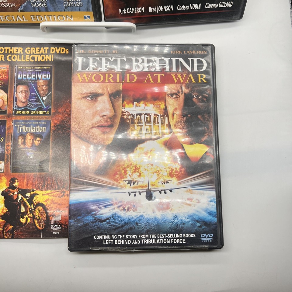Left Behind Collection [DVD] 3 DVD set Kirk Cameron World At War ...