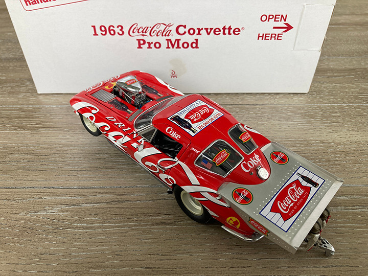Danbury Mint Coca-Cola 1963 Corvette Pro Mod Die Cast Dragster | eBay
