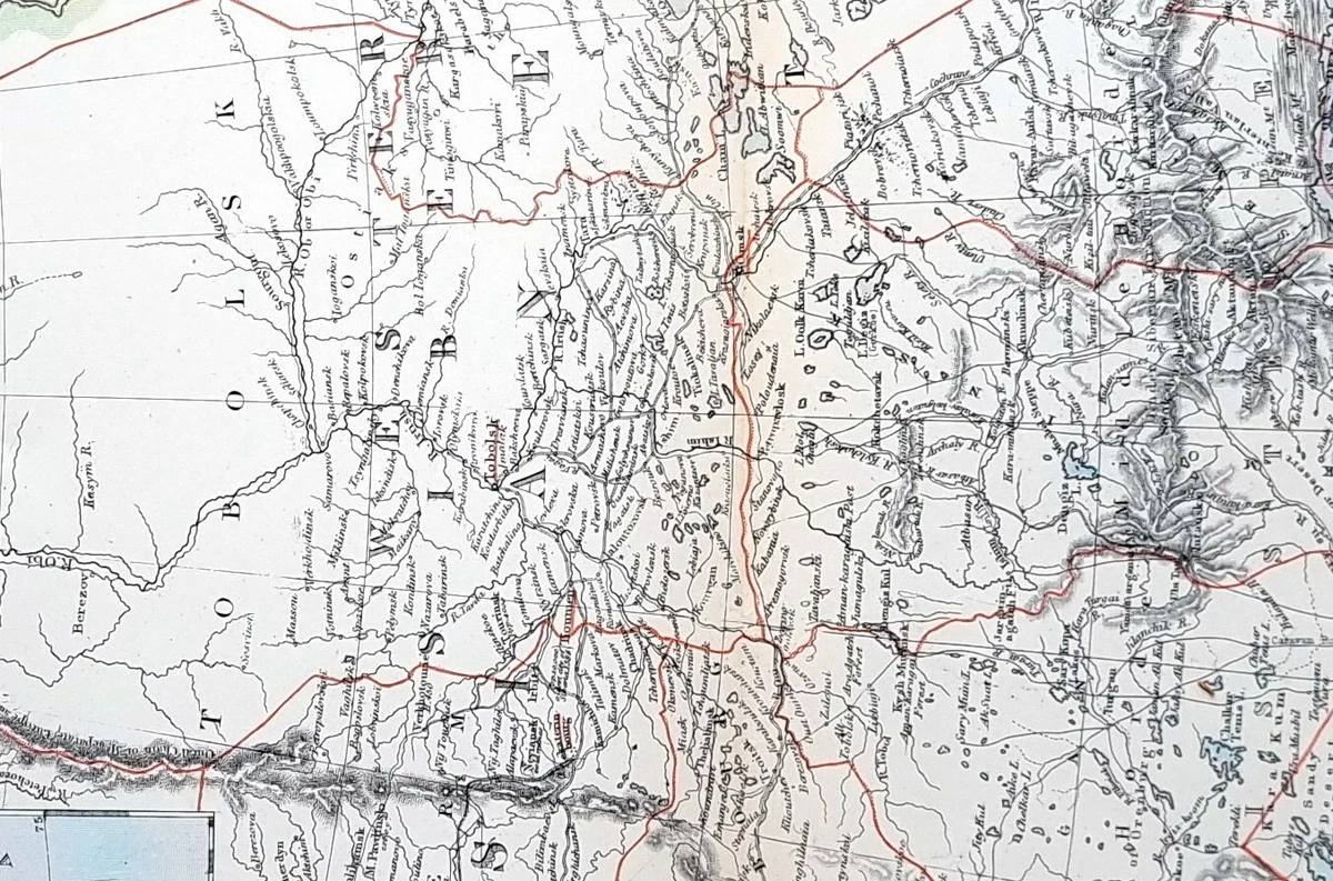 Turkestan Desert Map