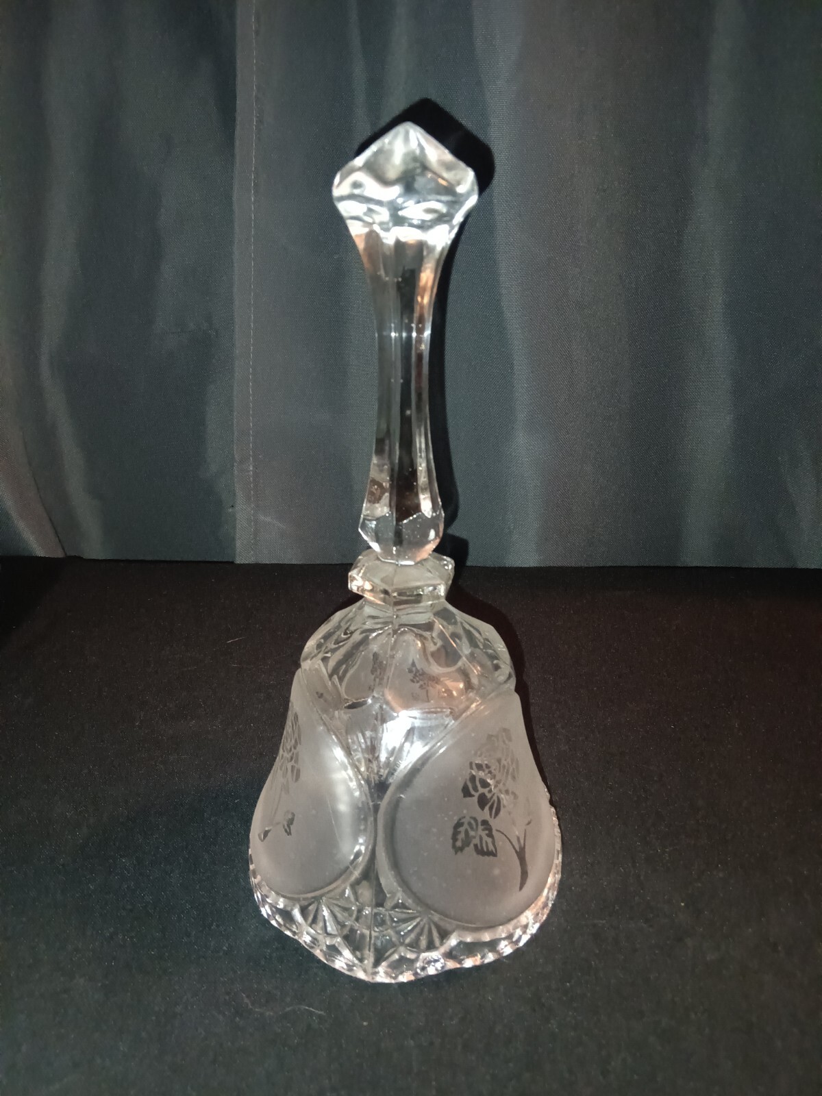 German Crystal Nachtmann Fine Crystal with chain link glass bell | eBay