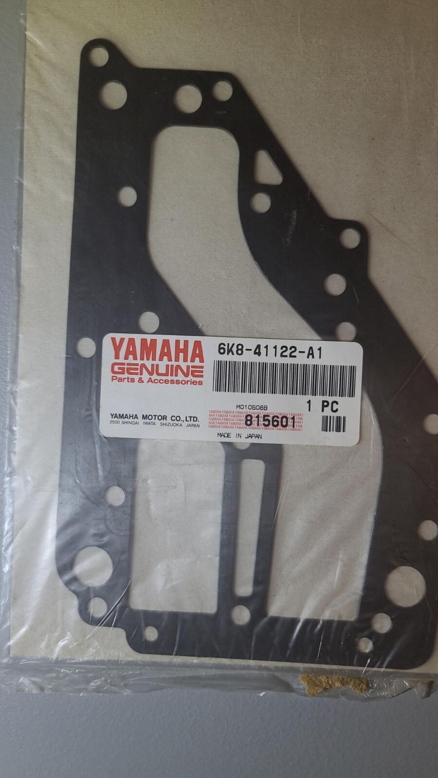 Yamaha 6K8-41122-A1 Gasket Genuine OEM New | eBay