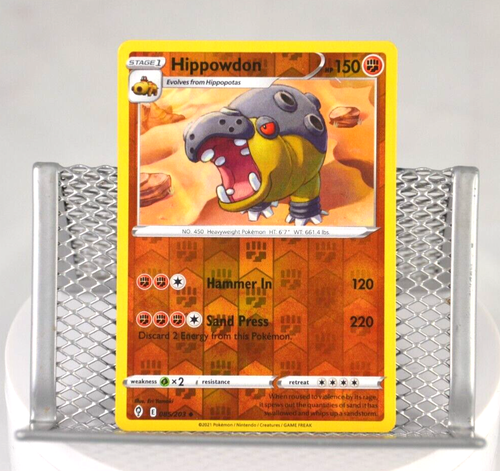 Pokemon TCG Evolving Skies Hippowdon 085/203 Uncommon Reverse Holo | eBay