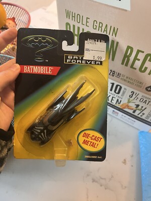 Batmobile Batman Forever Die Cast Metal 1995 DC Comics Kenner Hasbro ...