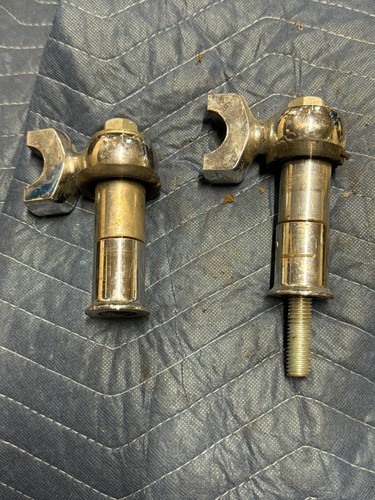 JAMMER OFFSET DOG BONE RISERS FLANDERS CHROME HARLEY CHOPPER Panhead ...