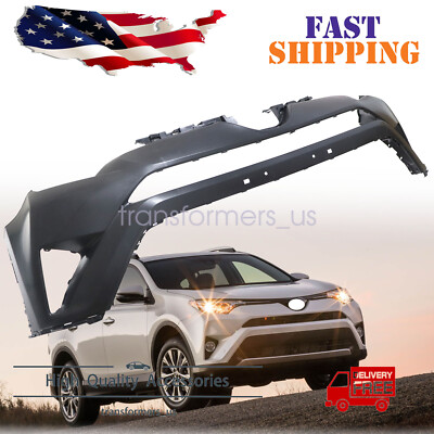 New Bumper Cover Fascia Front Fit Toyota RAV4 2016-2018 TO1014105 ...
