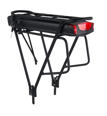 36V 13AH Electric Lithium Ebike Battery LED w/ Rear Rack Kit for 350W ...