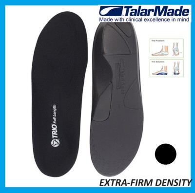Talarmade Trio Extra-FIRM Full Length Orthotics Plantar Fasciitis ...