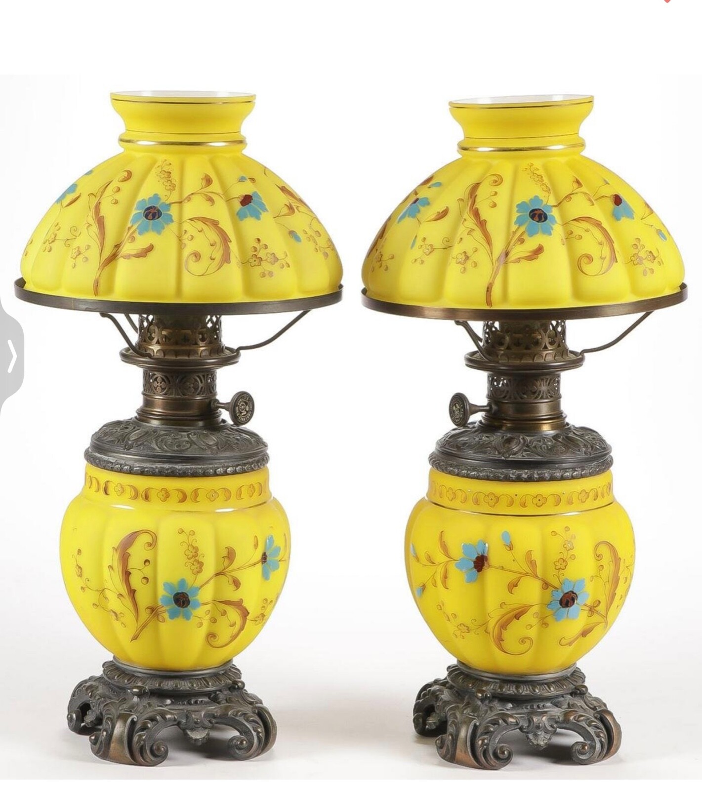 FINE PAIR OF DITMAR OIL LAMPS, C. 1890 | eBay