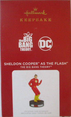 HALLMARK KEEPSAKE BIG BANG THEORY SHELDON COOPER FLASH CHRISTMAS ...