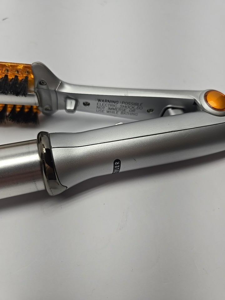 InStyler Original Rotating Hot Iron 1 1/4" Barrel Silver IS1001 Tested ...