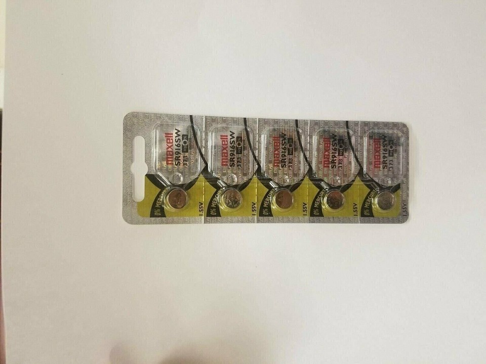 5 FRESH Maxell 373 SR916SW SR68 SR916 Silver Oxide Watch Battery BRAND ...
