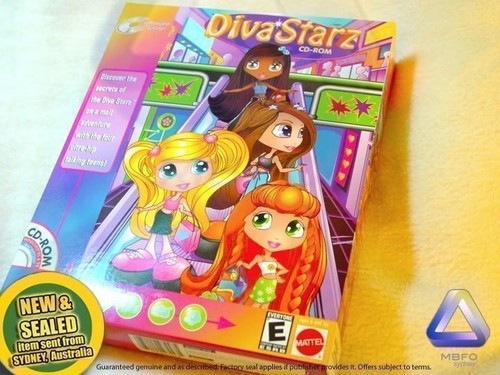 Diva Starz PC game for girls Windows Software Kids Toys Barbie Bratz Dolls Stars | eBay