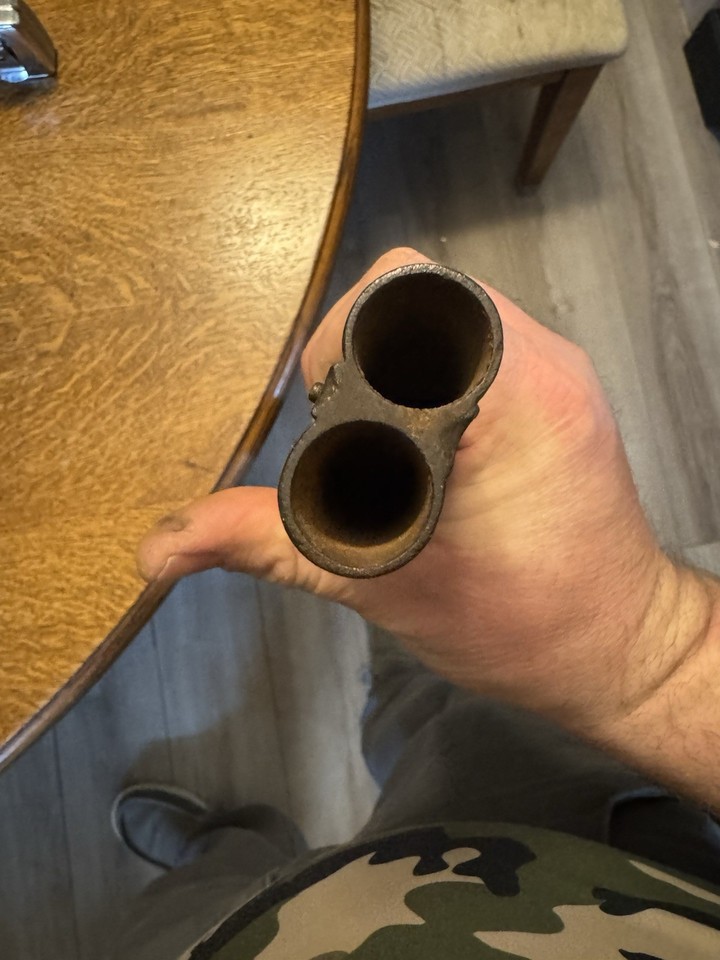 Unknown SXS 12 Ga Antique Muzzleloading Barrel Set 32” Long #4603 | eBay
