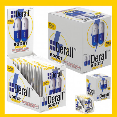 Derall Boost Next Level Focus - Mental Focus No Crash 775mg | eBay