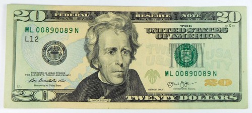 2013 $20 Federal Reserve Note - Repeater Serial Number | eBay