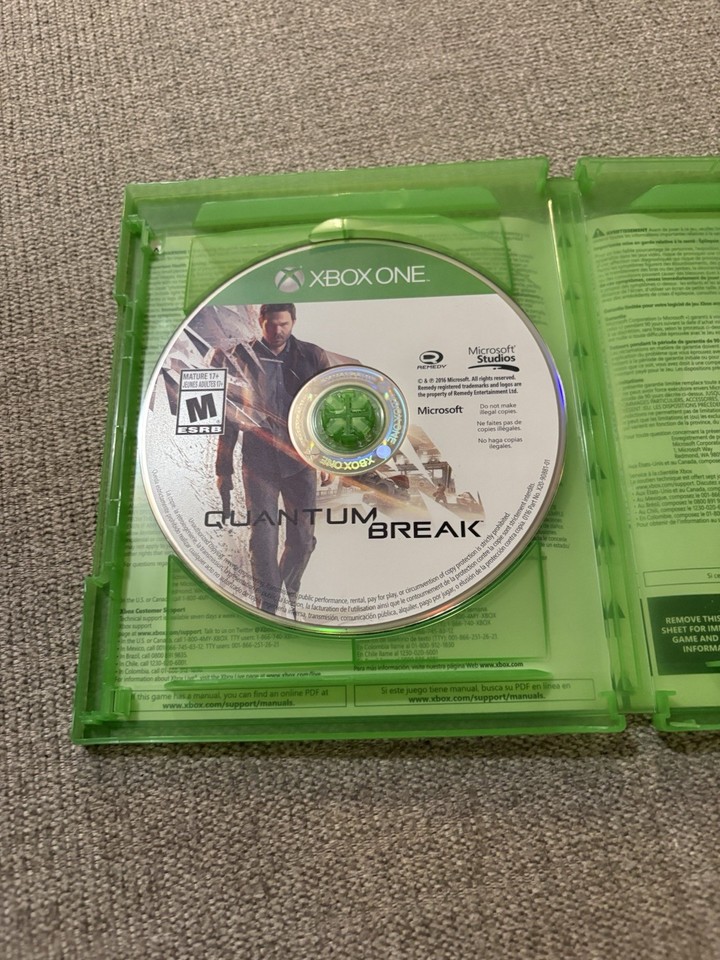 Quantum Break XBOX One Disc Ex 889842055566| eBay