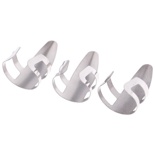 3Pcs Stainless steel finger guitar pick slide gui DB | eBay Australia