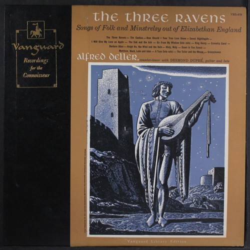 Alfred Deller: Les Trois Corbeaux Vanguard 12" LP 33 RPM | eBay