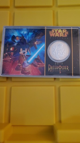 Disney Passholder 2015 Star Wars Weekend Silver Plated Commemorative ...
