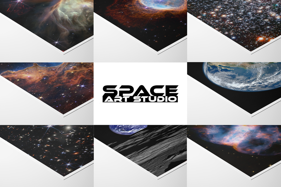 Pale Blue Dot - Voyager 1 - 17" x 17" Museum Quality Paper Print | eBay