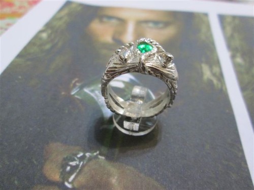 Aragorn Barahir Ring from Lord of the Rings made sterling silver 925 ...