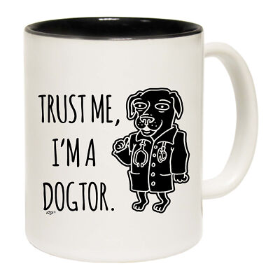 Trust Me Im A Dogtor GIFT BOXED Funny Mugs Novelty Coffee Mug Cup ...