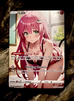 Lala Full Art LoveAngel Story Pokemon Waifu Trading Card PROMO card | eBay