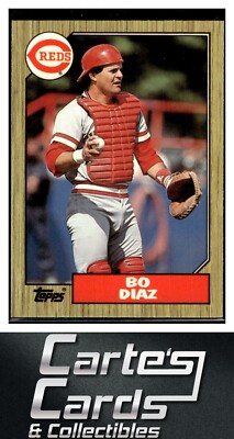 Bo Diaz 1987 Topps Tiffany #41 Cincinnati Reds | eBay