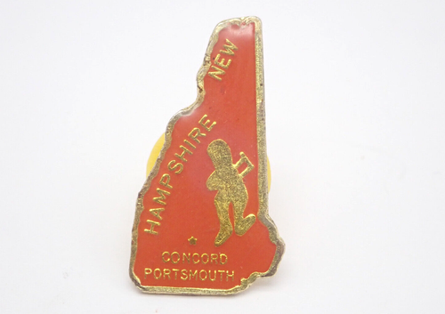 New Hampshire Concord Portsmouth Gold Tone Vintage Lapel Pin | eBay