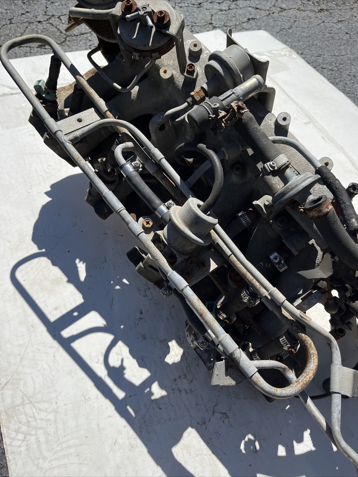 Datsun 280z N47 EFI intake manifold COMPLETE OEM | eBay