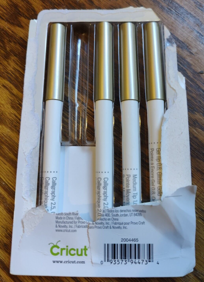 Cricut GOLD Color Multi Pen Set 4 Ct - I used one out of this set for ...